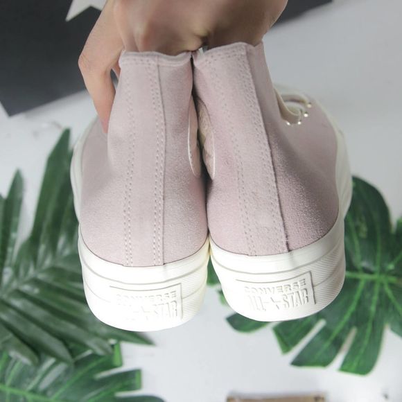 Converse | Shoes | New Converse Chuck Taylor High Platform Pink Suede ...